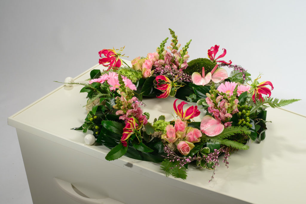 Krans Gloriosa Modern 166 – Bloemenveld XL